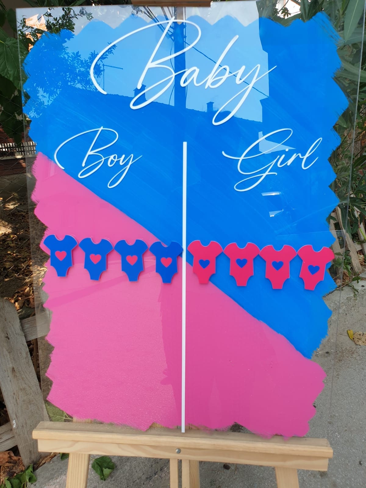Gender Reveal Voting Board With Baby Clothes Magnet,he or She Gender ...