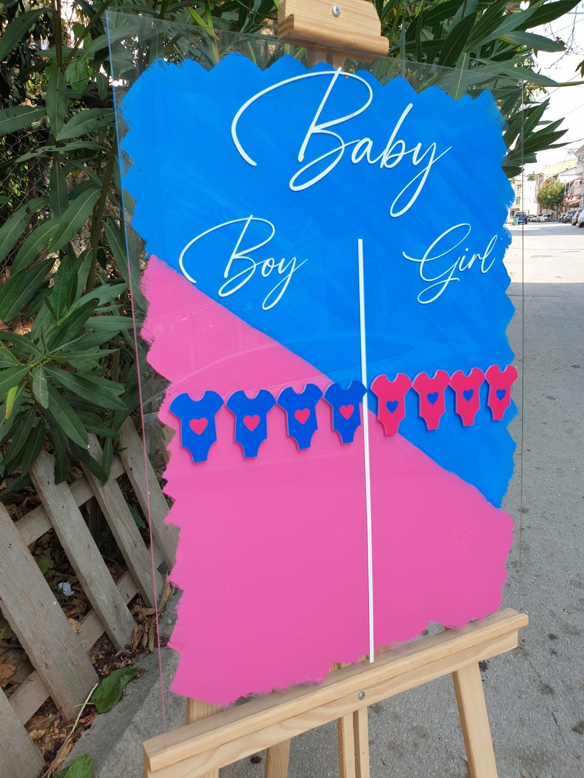 Gender Reveal Voting Board With Baby Clothes Magnet,he or She Gender ...