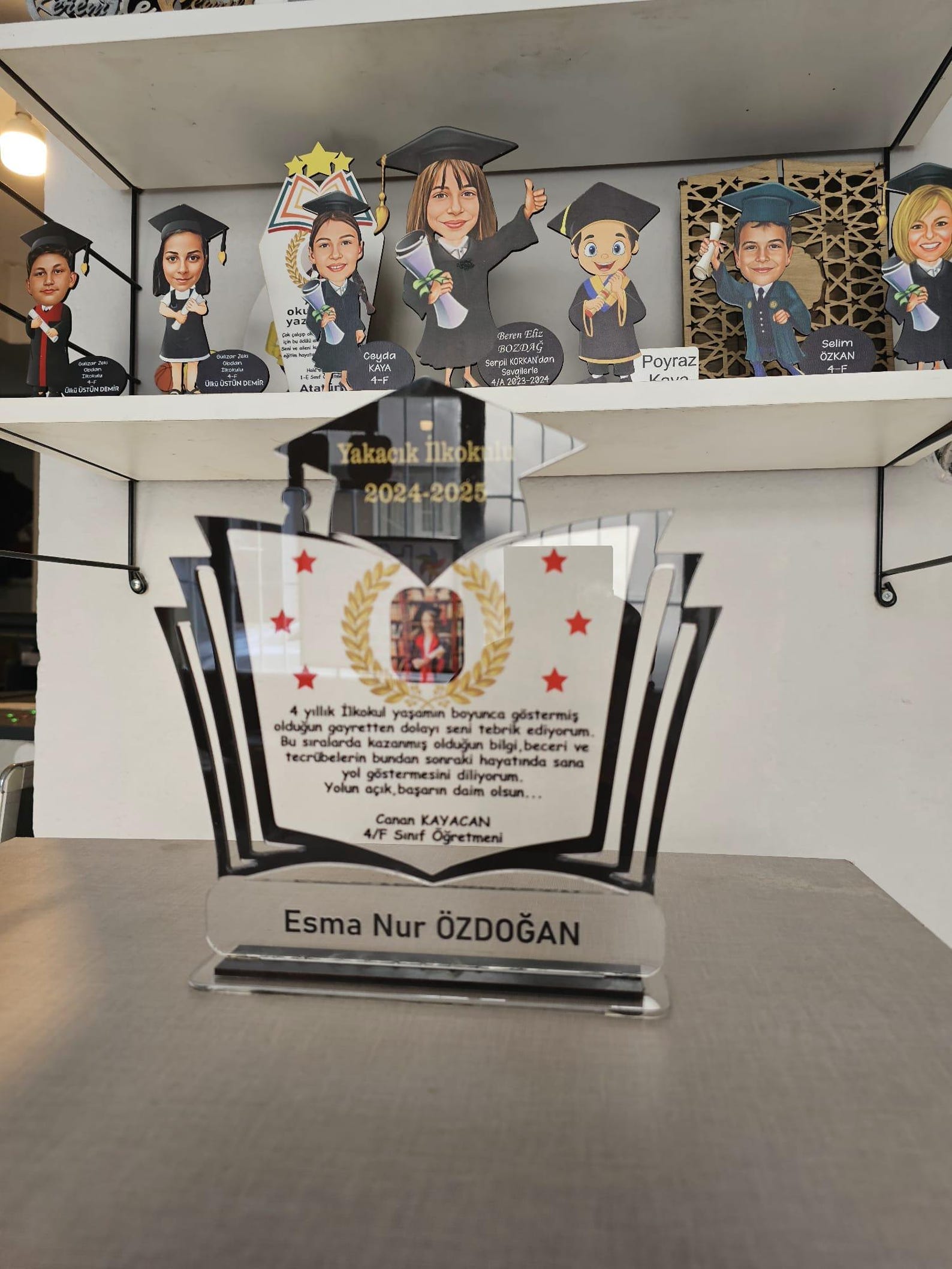 Personalized Acrylic or Wooden Book-shaped Photo Plaque,custom Engraved ...