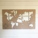 Wooden Multipart World Map, World Map, Wooden World Map, Wall Decor ...