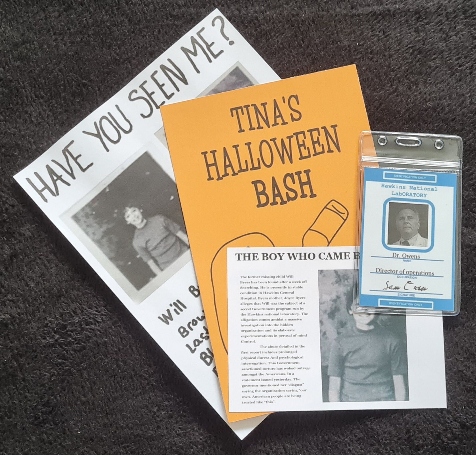 Stranger Things Prop Replica Set - Etsy