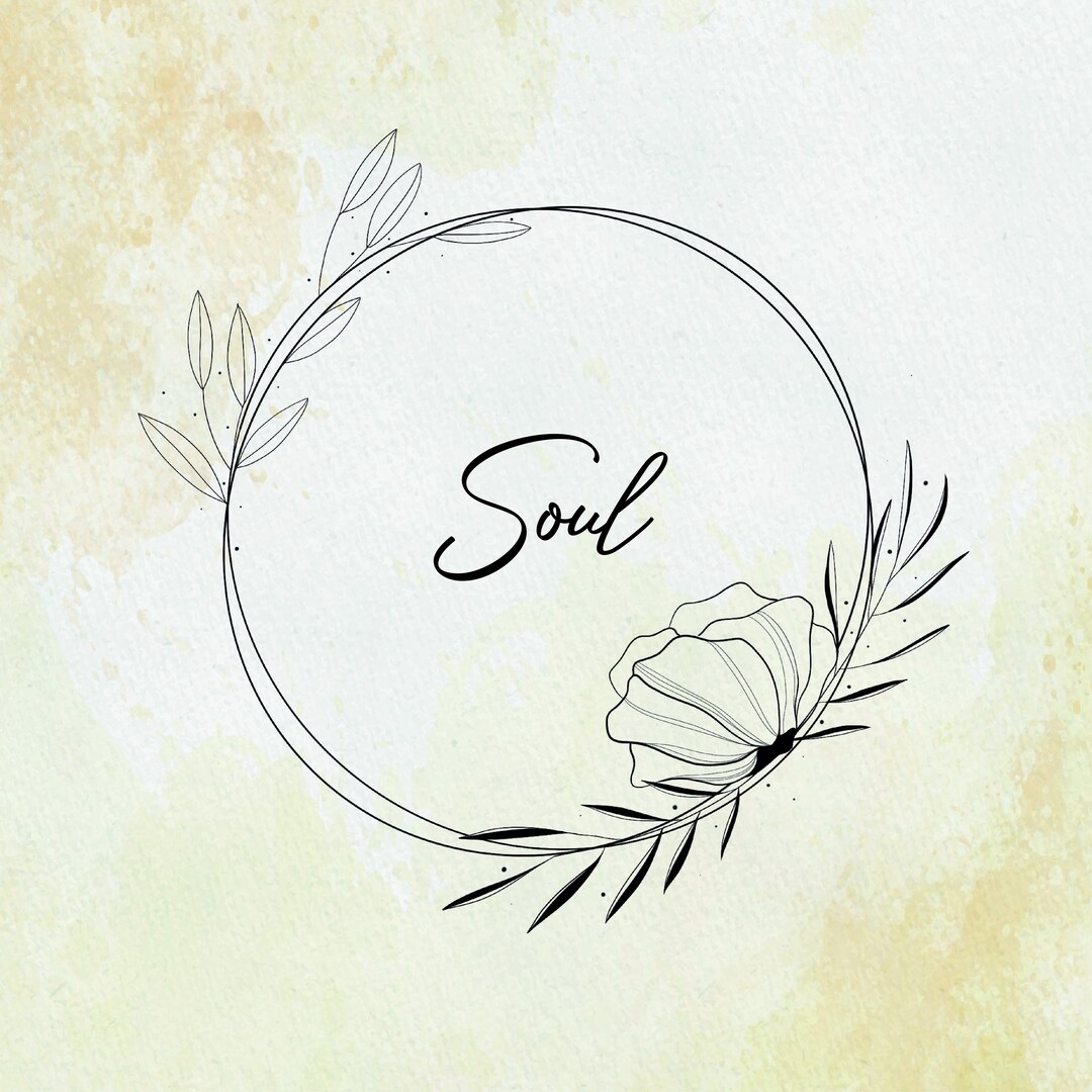 Soul Floral Frame, Wedding Frame, Leaves Frame, Wedding Border ...