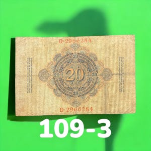 1908 - 1909 Pre WWI GERMAN Reich Marks, BANKNOTES, Bank Notes, 1 Note ...