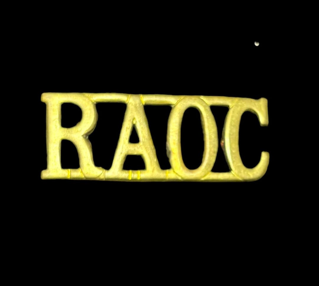 1914 - 1918 WWII Royal Army Ordnance Corps, RAOC, British Army Badge ...
