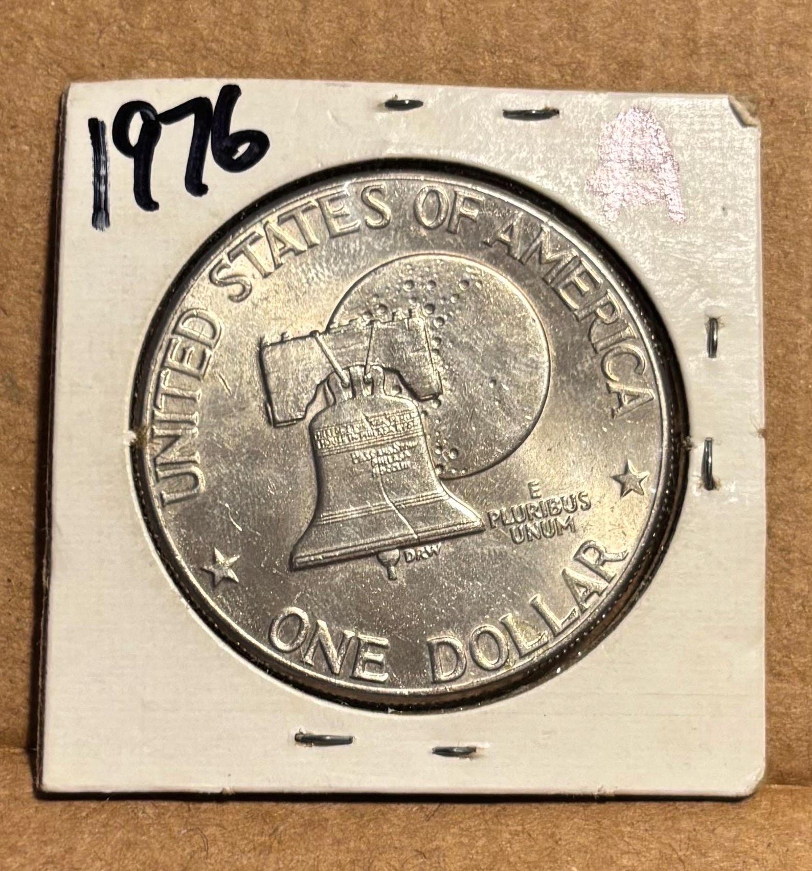 1976 Eisenhower Silver Dollars, 40% Silver Coins, DENVER Mint, 1776 Bicentennial Commemorative ...