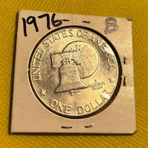 1976 Eisenhower Silver Dollars, 40% Silver Coins, DENVER Mint, 1776 Bicentennial Commemorative ...