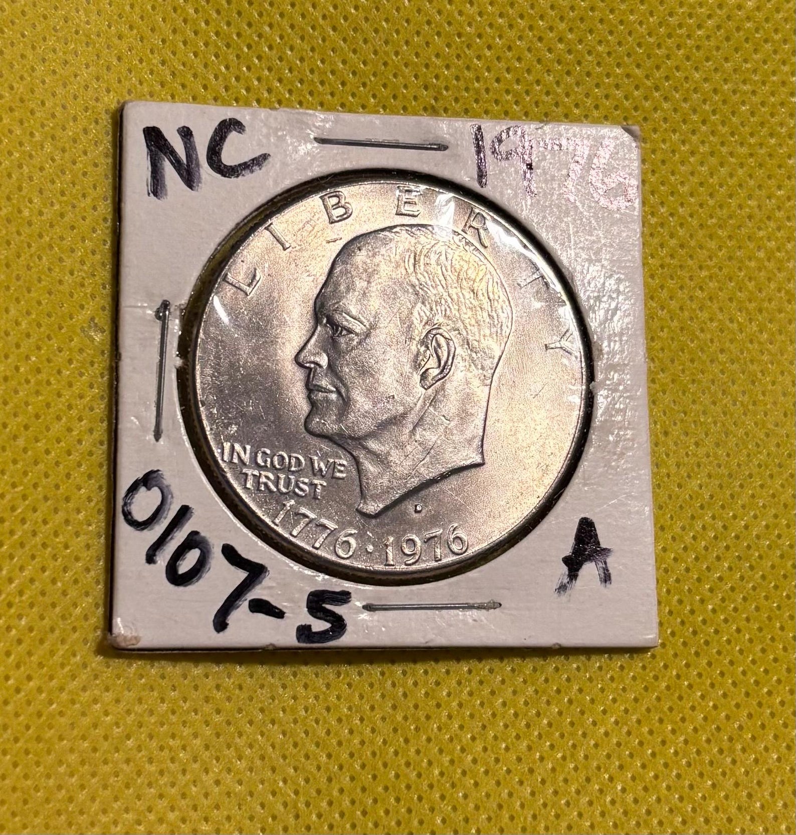 1976 Eisenhower Silver Dollars, 40% Silver Coins, DENVER Mint, 1776 Bicentennial Commemorative ...