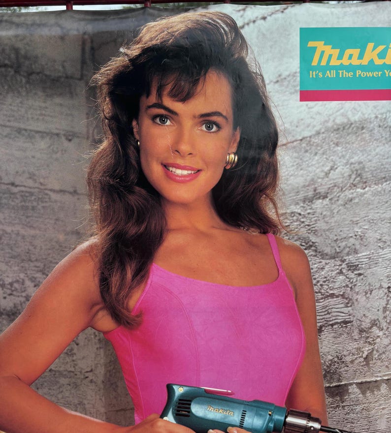 1990 MISS MAKITA , Poster, Calendar, Sophia Bowen & Katherine Gorzel ...