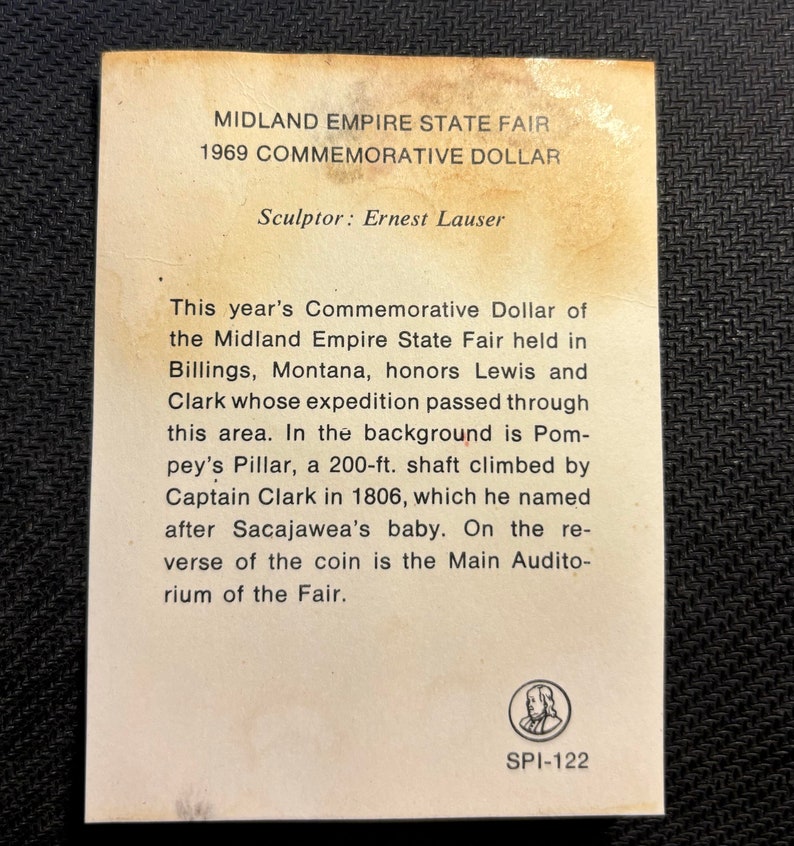 1969 Midland Empire State Fair and Rodeo, Franklin Mint Coin Proof ...