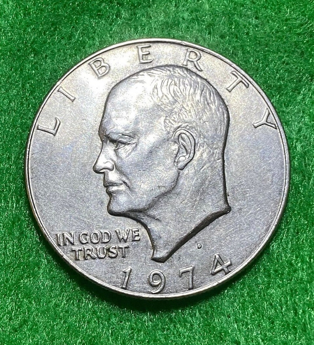 1972 Ike Dollar Coins 4 X Retro Eisenhower Coinage Circulated - Etsy