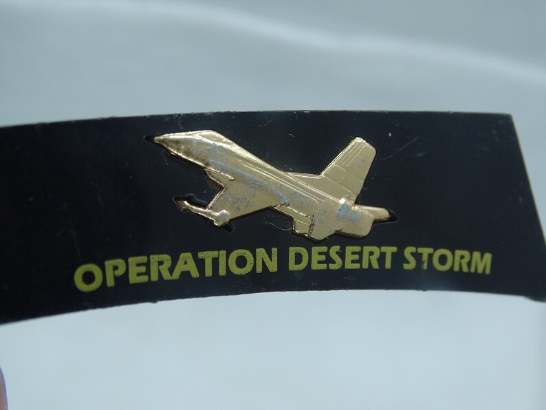 USAF 1990 1991 F-16falcon Operation Desert Storm Fighter Jet Emblem ...