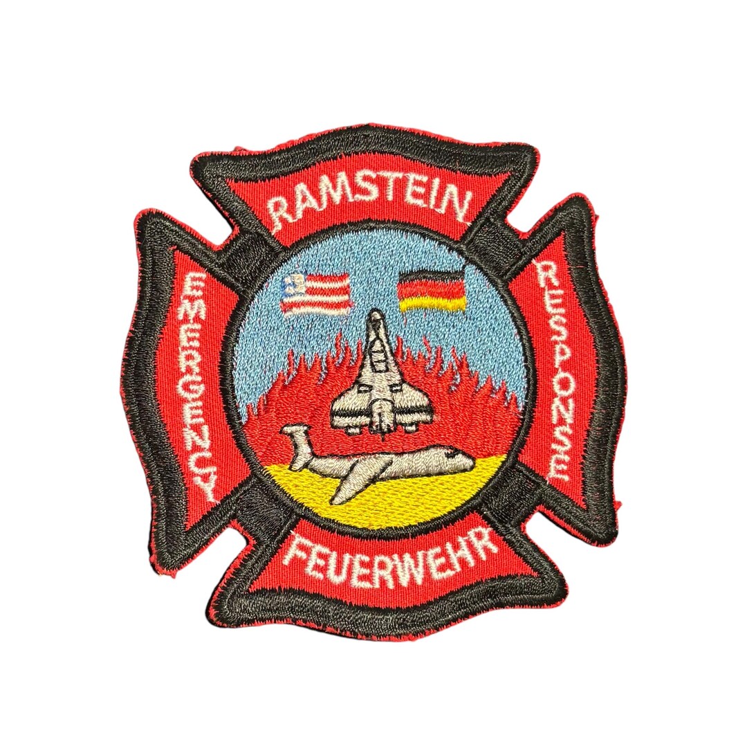 NASA 1980's RAMSTEIN Air Force Base Emergency Response, Patch, West ...