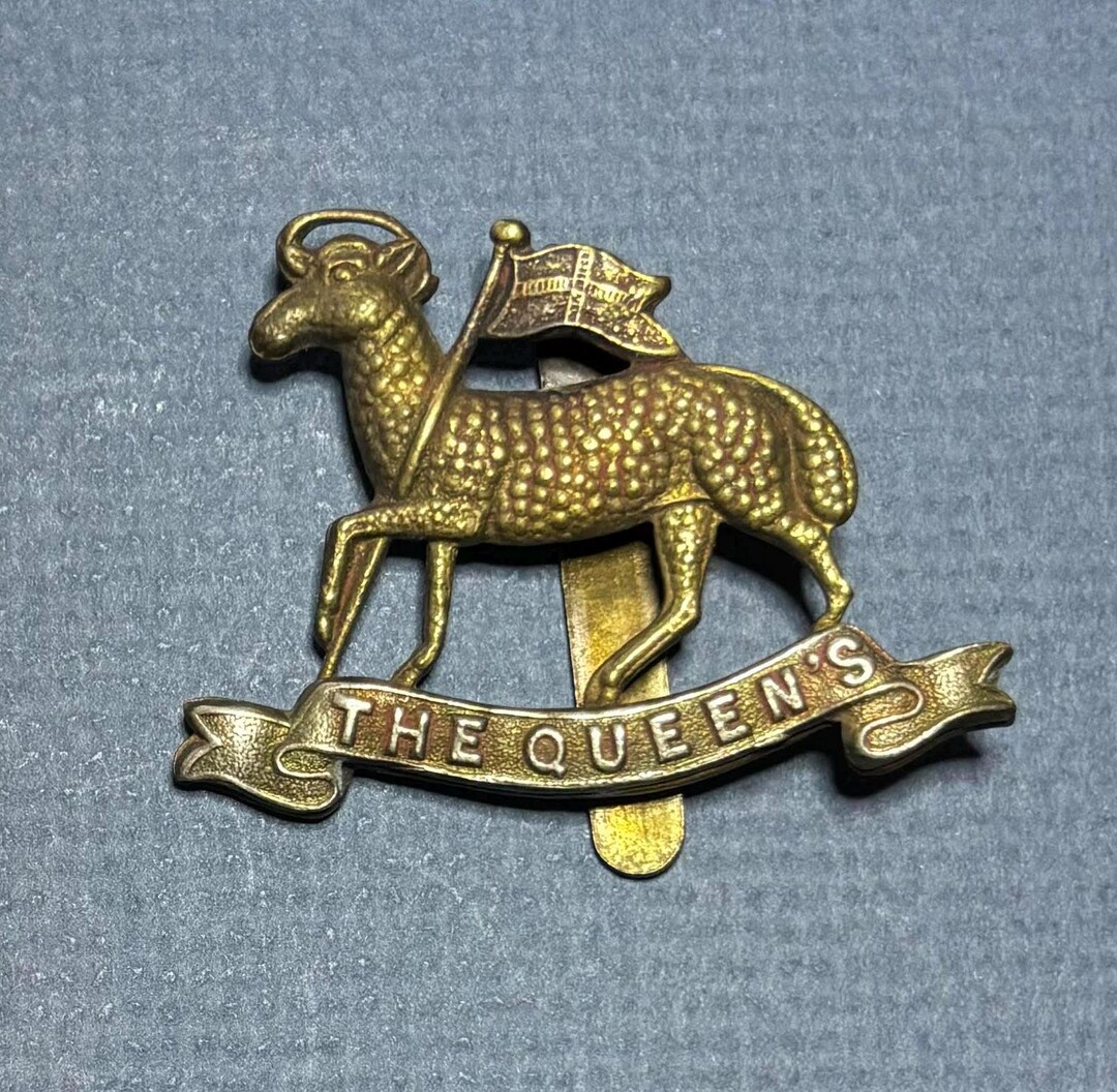 1940 - 1945 WWII THE QUEENS , Royal West Surrey Infantry Regiment Cap ...