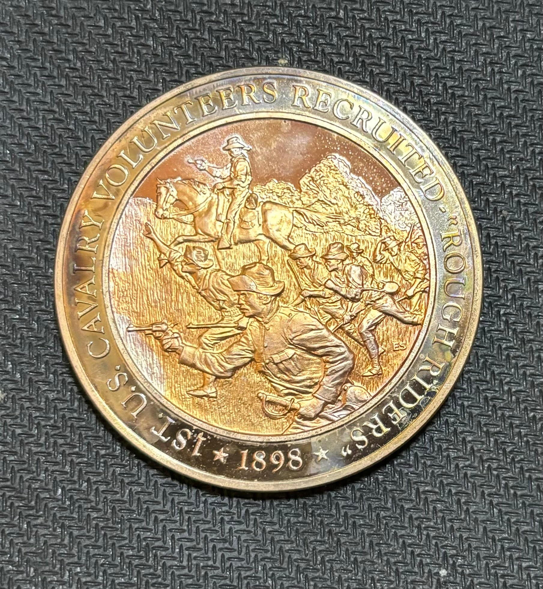 1968 Franklin Mint, 1st US Cavalry Volunteers Recruited, ROUGH RIDERS ...