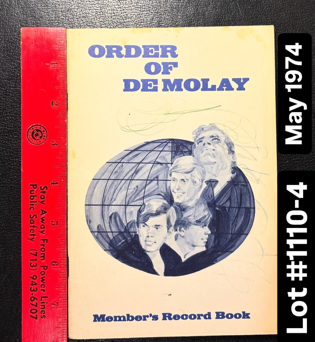 May 1974, Order of Demolay Member's Record Book, Awards, Medals ...
