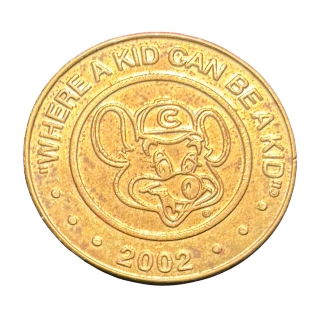 2000, 2002, 2003 Chuck E Cheese's Tokens 5 Prize Token, Chucky Cheese ...