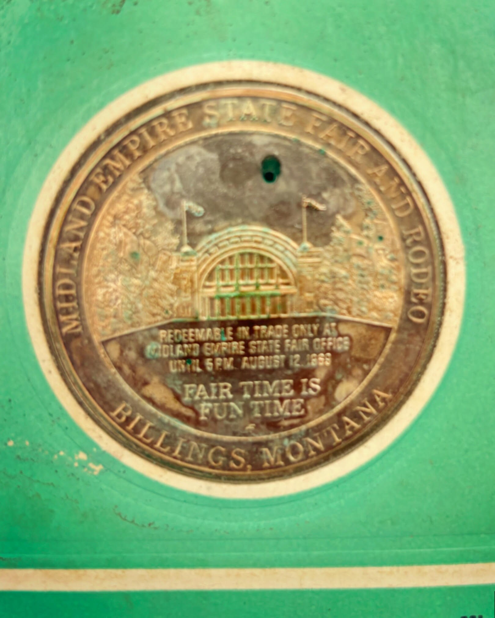 1969 Midland Empire State Fair and Rodeo, Franklin Mint Coin Proof ...