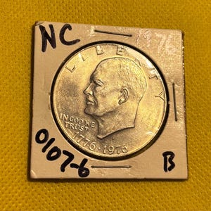 1976 Eisenhower Silver Dollars, 40% Silver Coins, DENVER Mint, 1776 Bicentennial Commemorative ...