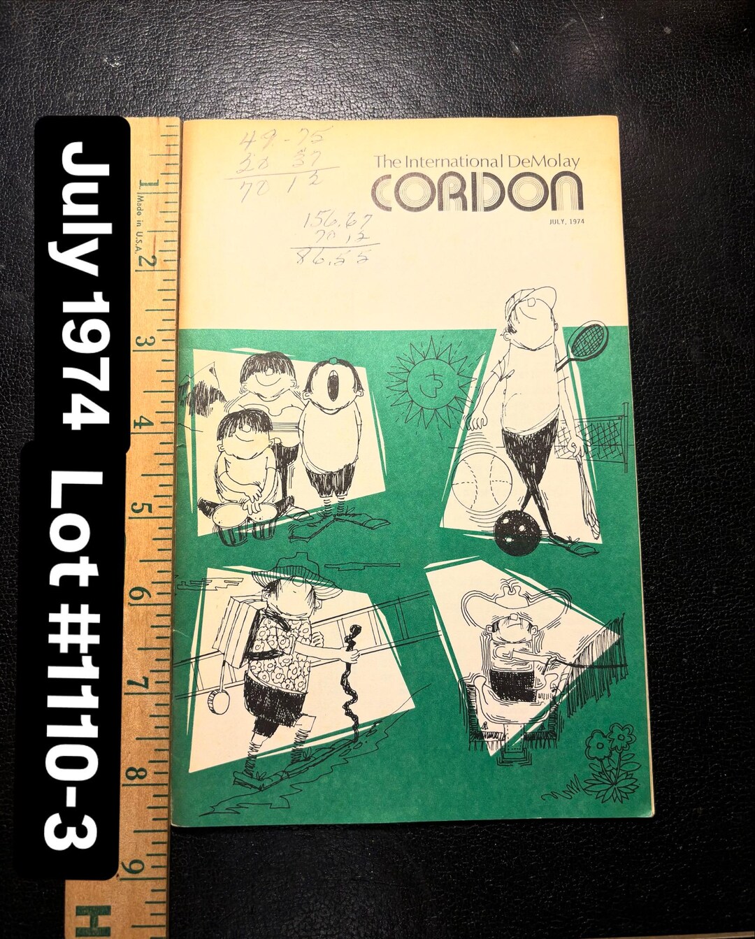 July 1974, International Demolay CORDON, Leadership Conferences, MASON ...