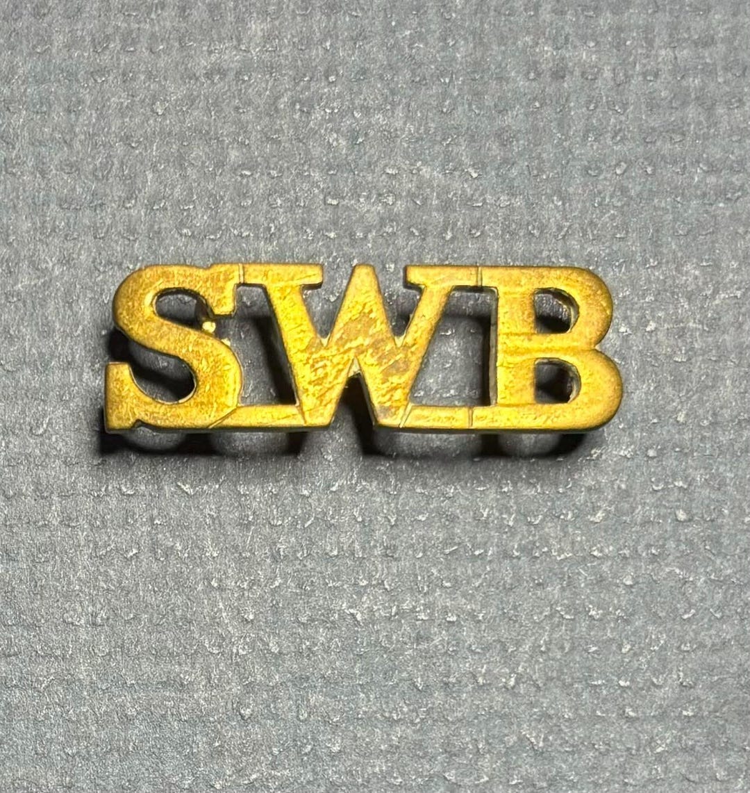WWI British SWB South West Borderers Shoulder Title Badge, Royal Army ...