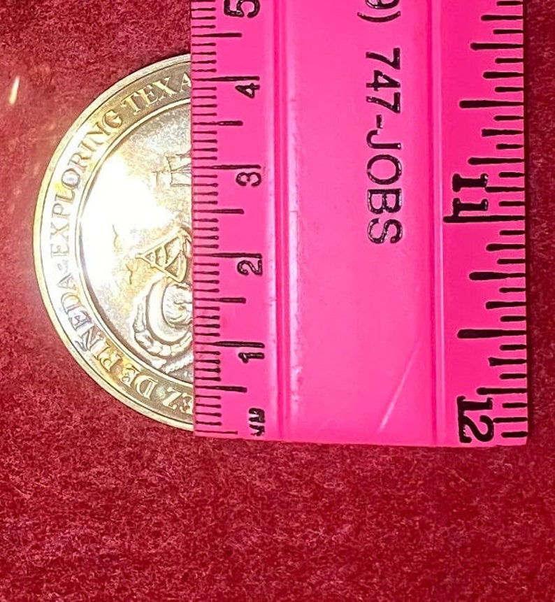 1968 Alonzo Alvarez De Pineda, Texas Coastline 1519, Coin, Medallion ...