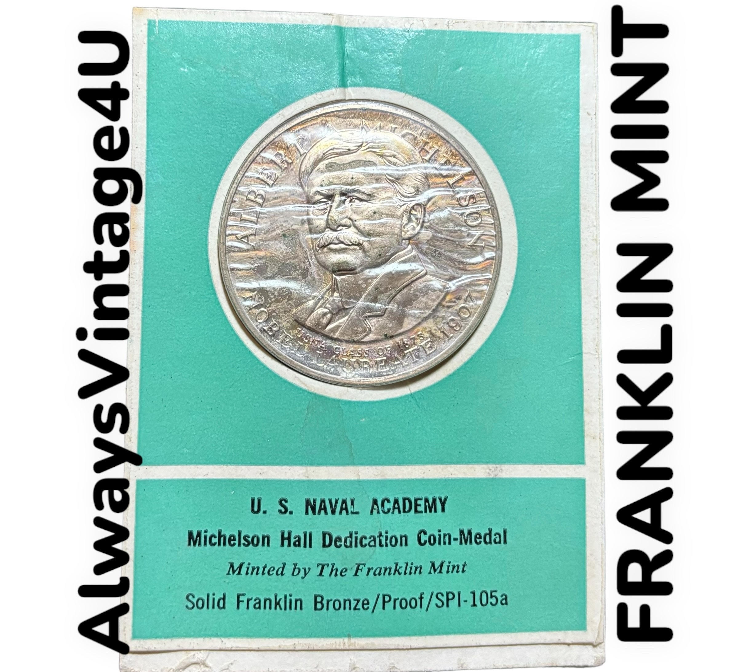 Coin 1969, U.S. Naval Academy, Coins, Medallion, Medal, Numismatic, USN ...