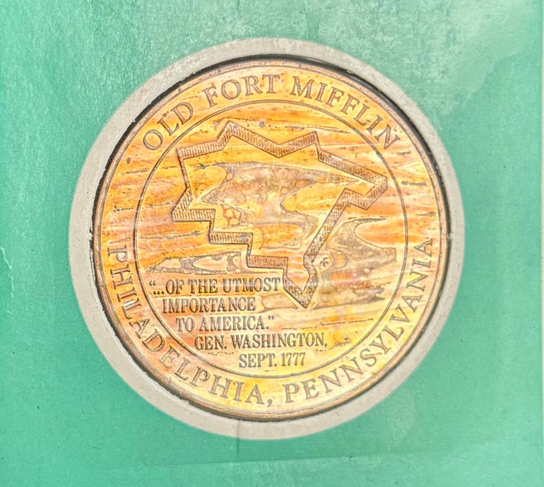 Vintage 1969 FORT MIFFLIN, Battle of Mifflin 1777, General Washington ...