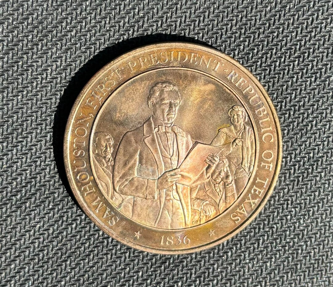 Coin 1968 SAM HOUSTON, 1st President, Republic of Texas 1836, Coins ...