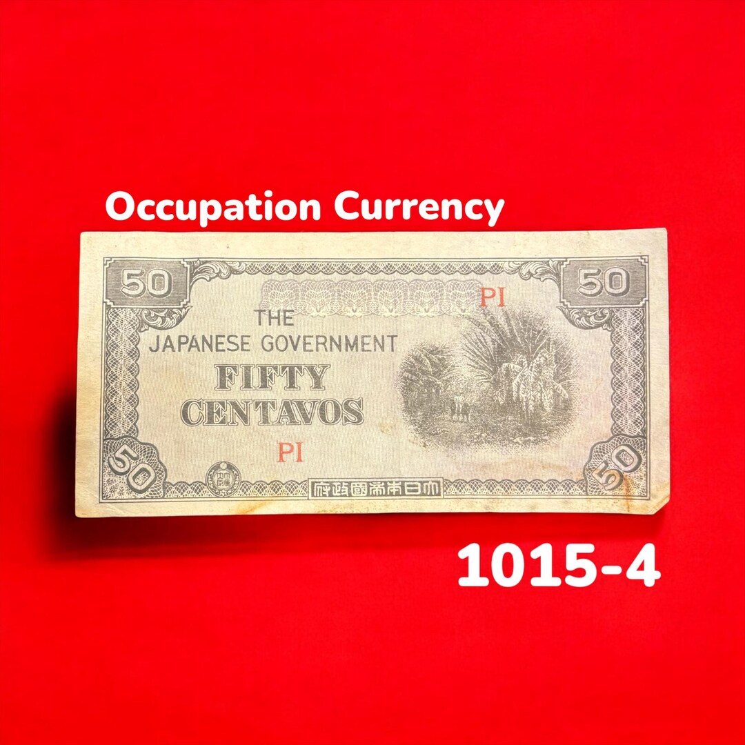 Japan Occupation Currency 1942 WWII JAPANESE Goverment Philipino 50 ...