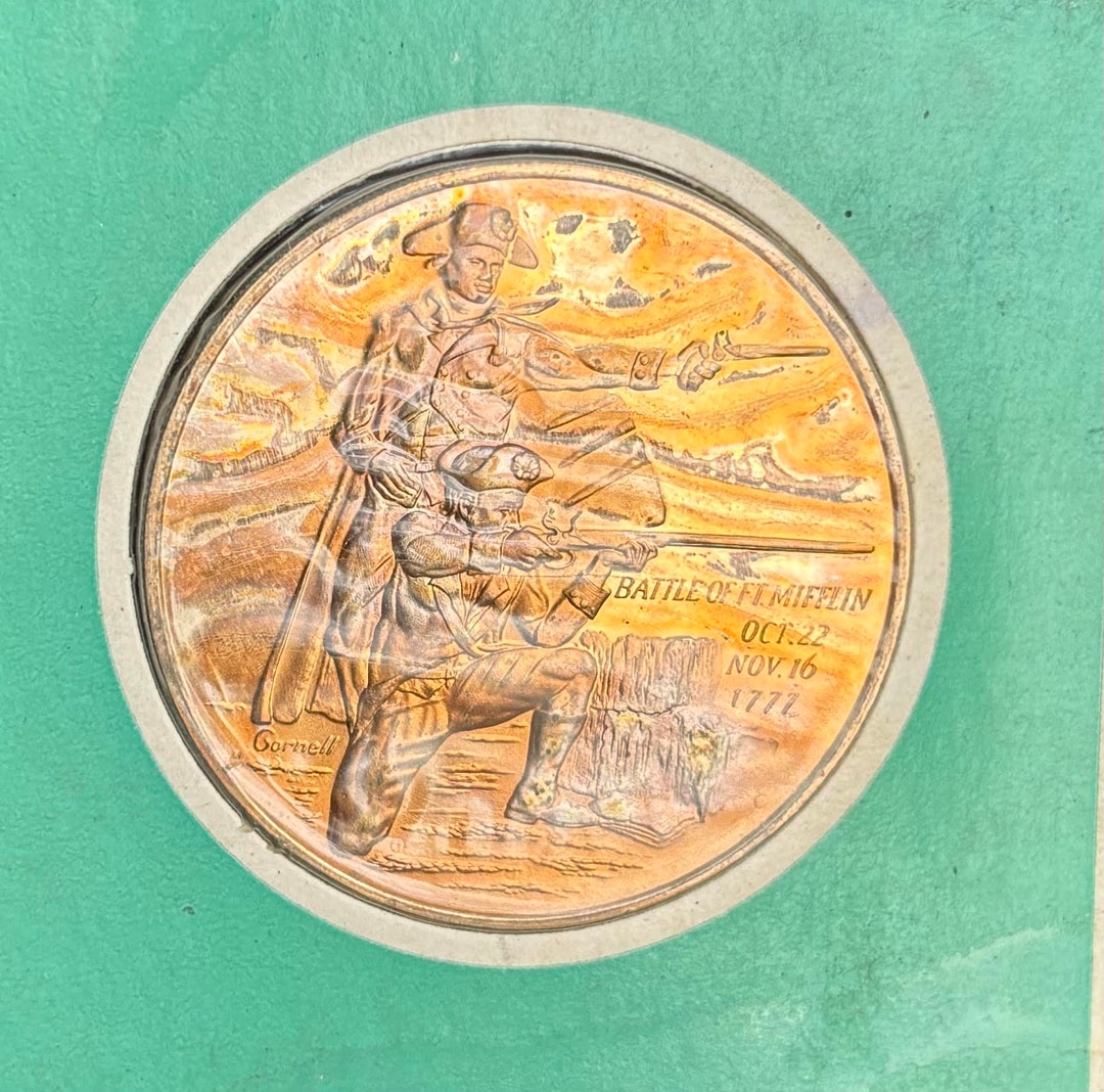 1969 FORT MIFFLIN, Battle of Mifflin 1777, General Washington, Franklin ...