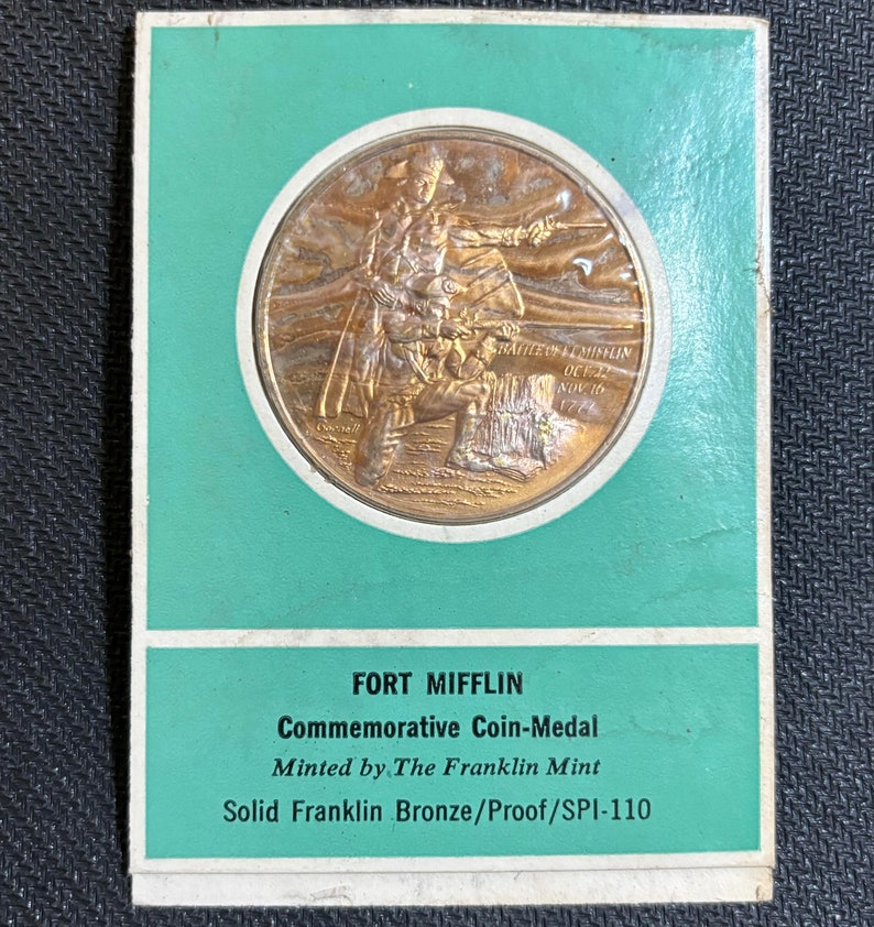 Vintage 1969 FORT MIFFLIN, Battle of Mifflin 1777, General Washington ...