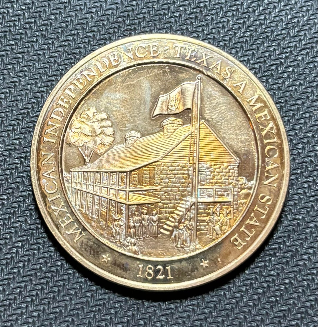 1968 Franklin Mint, Mexican Independence, Texas a Mexico State 1821 ...