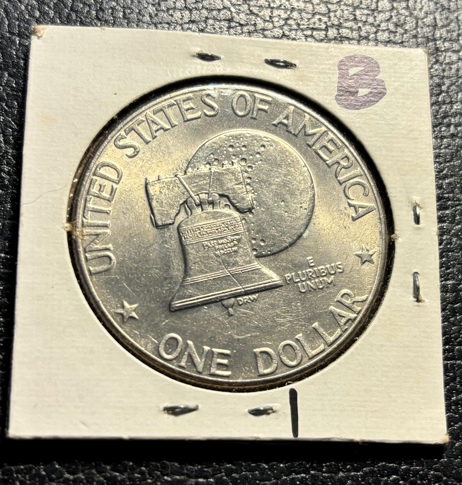 1776 - 1976 Eisenhower Silver Dollar, 40% Silver Coin, DENVER Mint, Bicentennial Commemorative ...