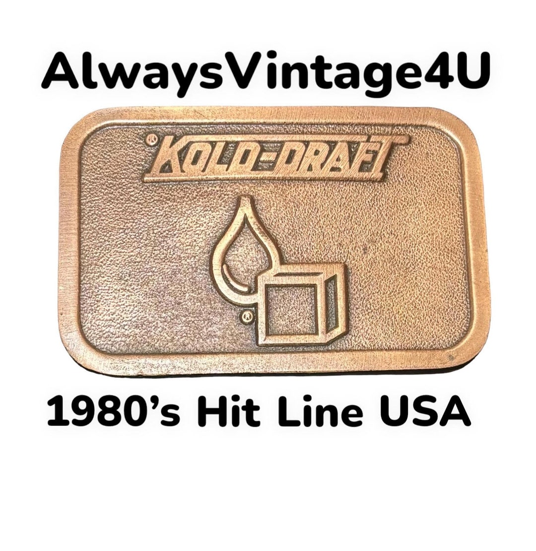 Vintage 1980’s Kold-draft Belt Buckle, Kold Draft Hit Line, Ice ...