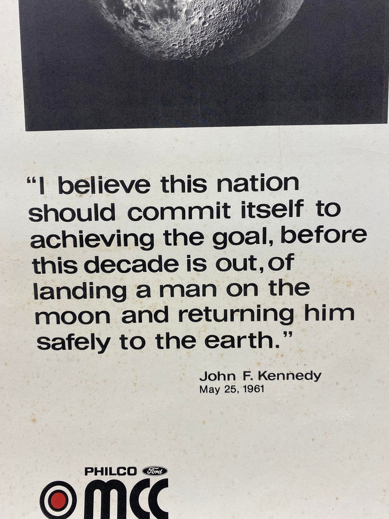 1969 Apollo 11 Lunar Lander on the Moon Poster Art, NASA Space MCC Ford ...