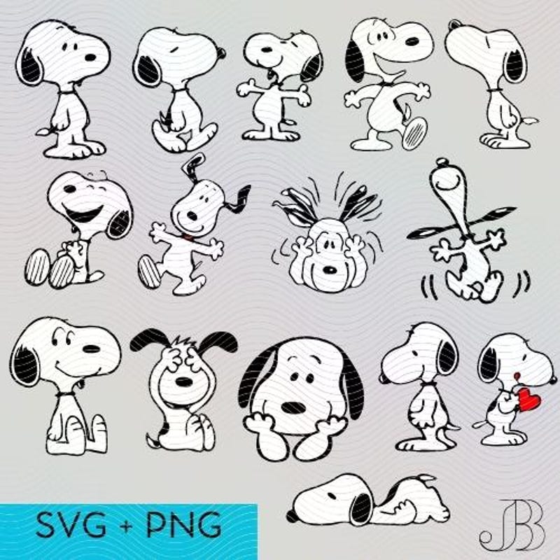 Snoopy Stickers - Etsy