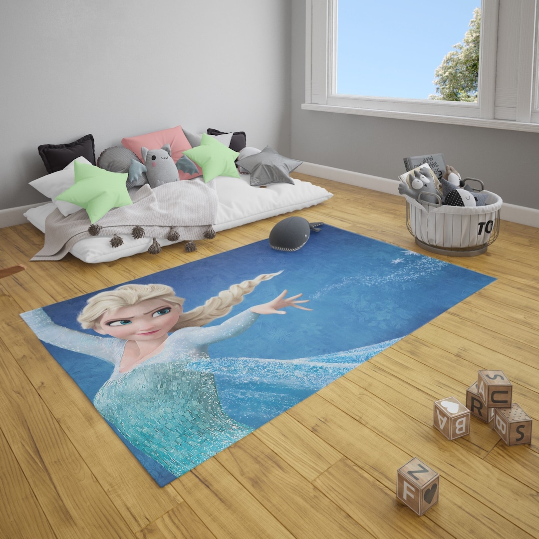 Cartoon Pattern Kids Room Rug, Kids Room Carpet, Nursery Rug, Playroom ...
