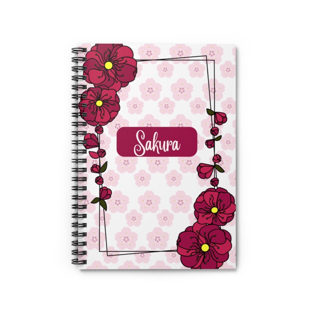 Personalized Cute and Unique Spiral Notebook.choose Own Font.free ...