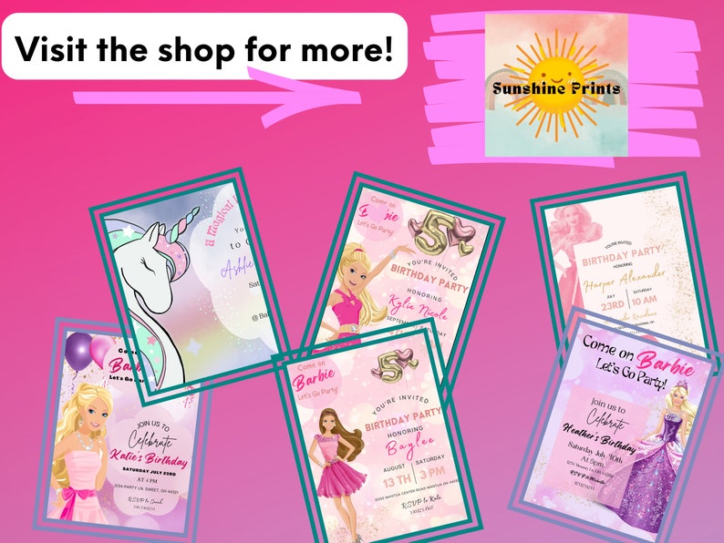 Editable Princess Birthday Invitation Template- Printable Birthday ...