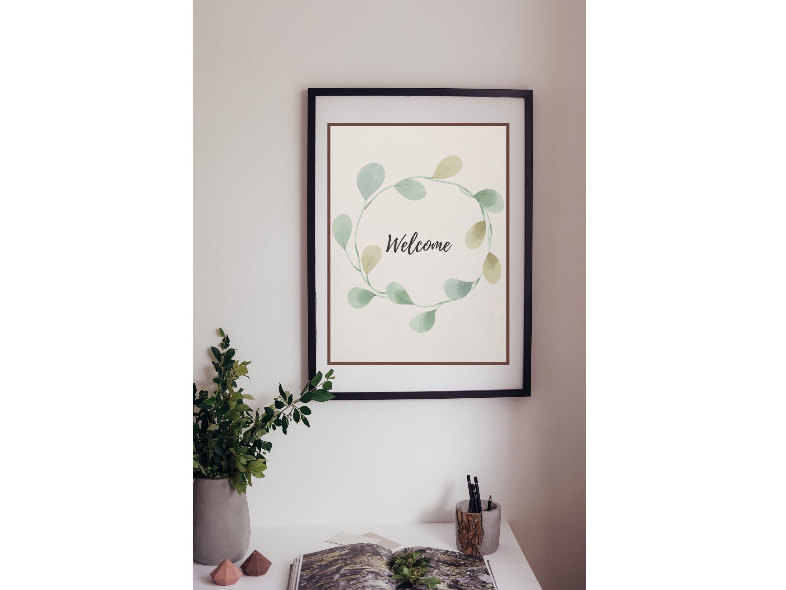 Welcome Sign Instant Printable Download | Printable Wall Decor ...