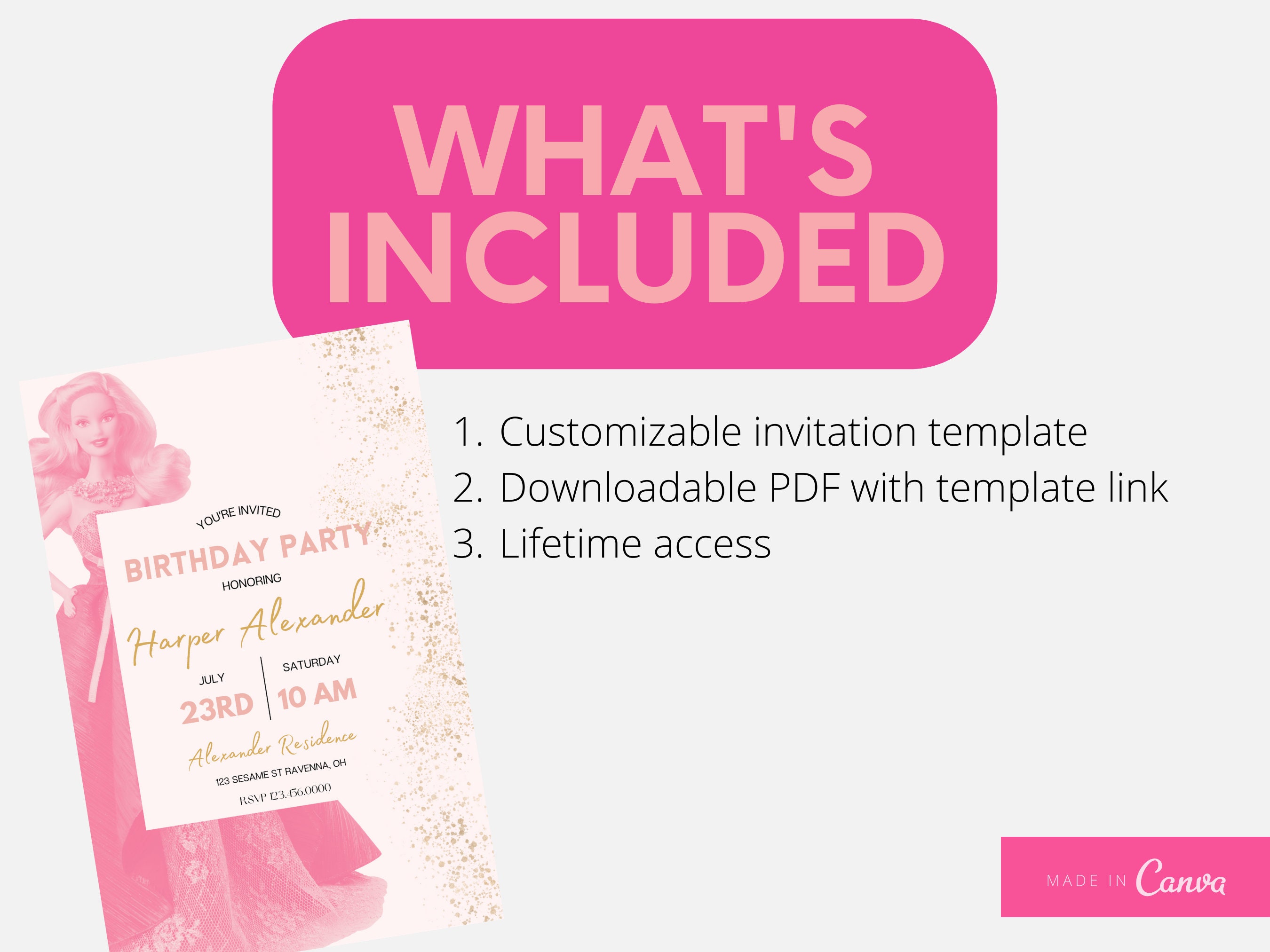 Editable Birthday Invitation Template Printable Birthday - Etsy