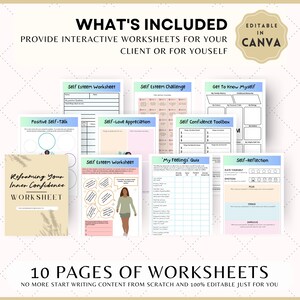 Reframing Confidence Mindset Ebook, Worksheet, Journal | Done for You ...