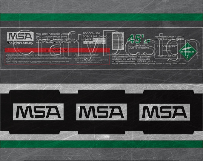 MSA SCBA Bottle 20oz Tumbler - Etsy