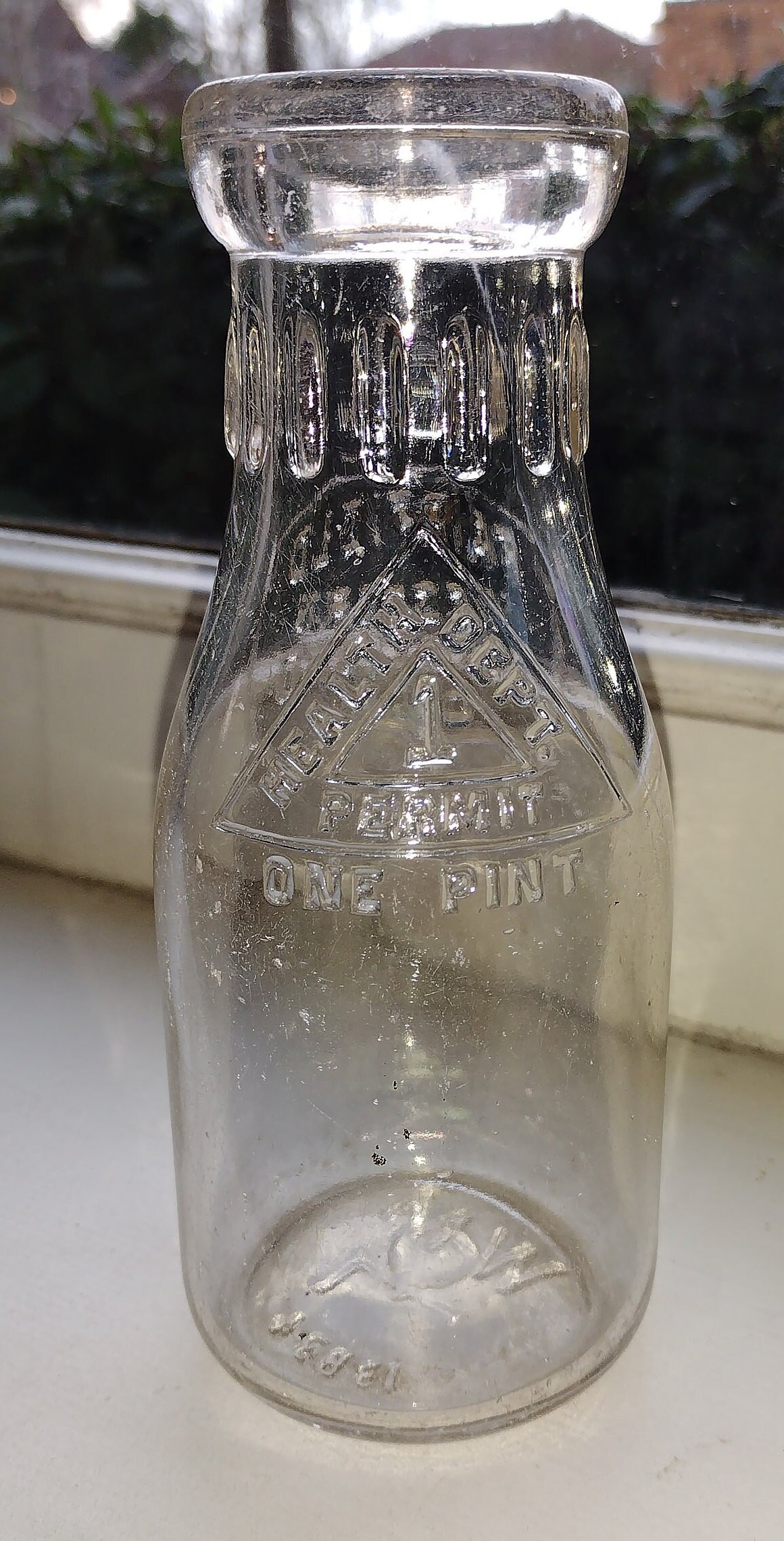 Milk Bottle Fairfield Western Mariland Dairy 1 Pint - Etsy