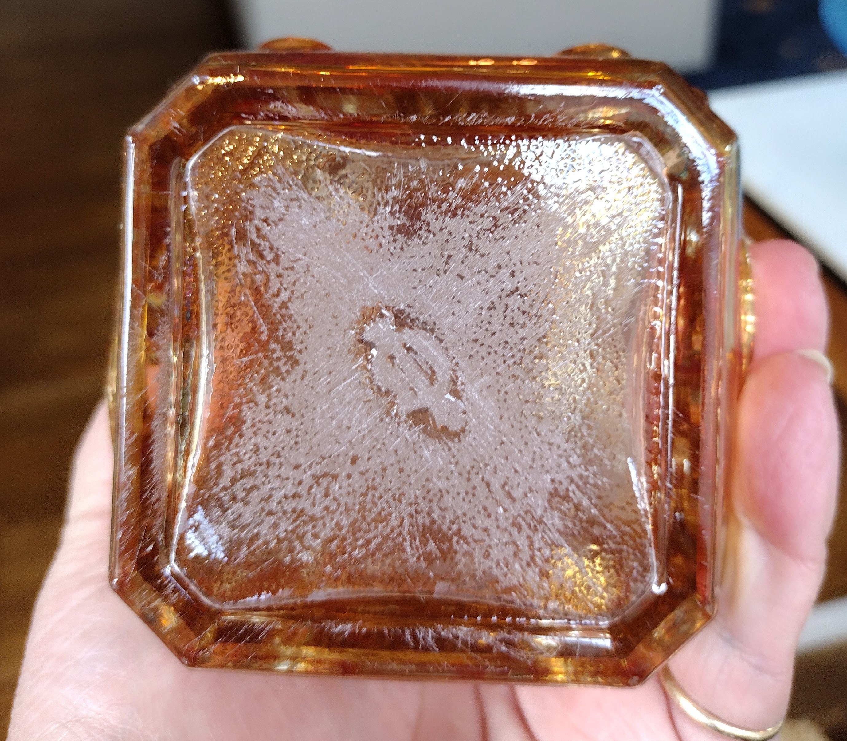 Revival Era Carnival Glass Imperial Jester A.k.a Rose and Jester Vase ...