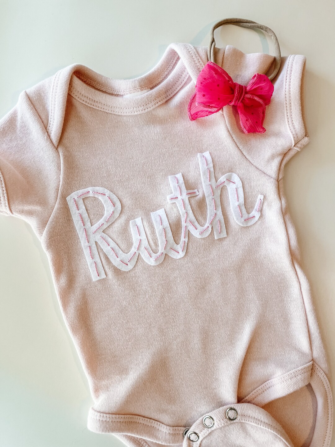 Hand Embroidered Onesie - Etsy