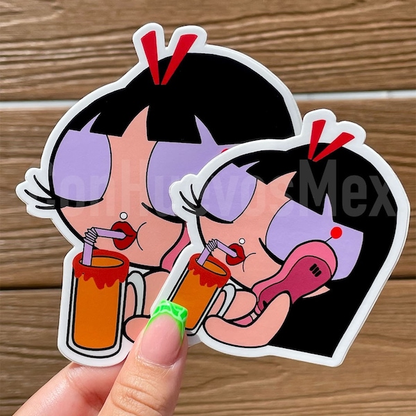 Powerpuff Girl Customize Stickers - Etsy