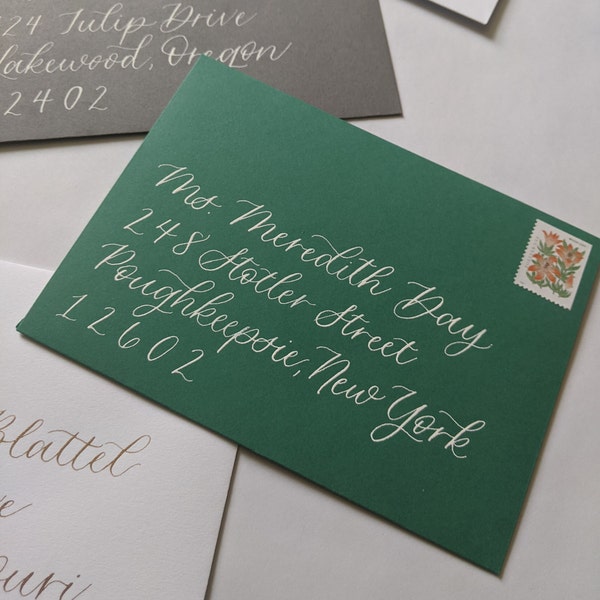 Calligraphy Envelope - Etsy