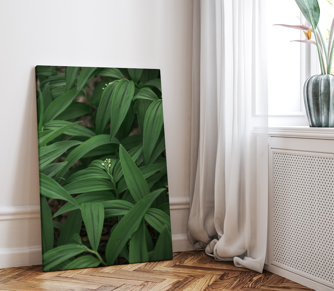 Lush Green Forest Foliage Print Printable Nature Wall Art, Calming ...