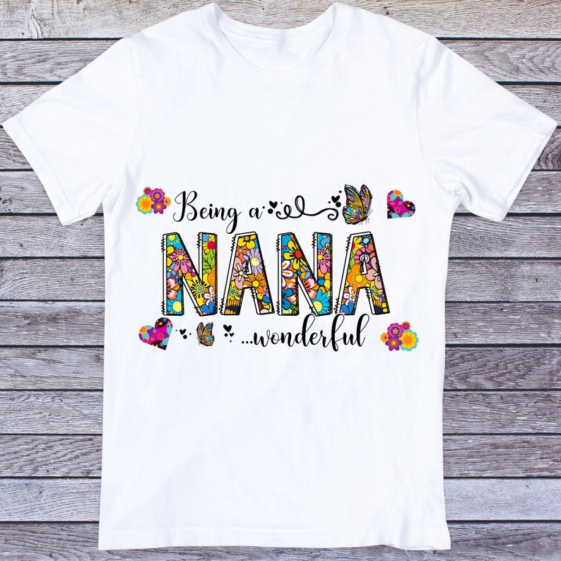 Nana Png Happiness is Being a Nana Png Nana Tshirt Design - Etsy